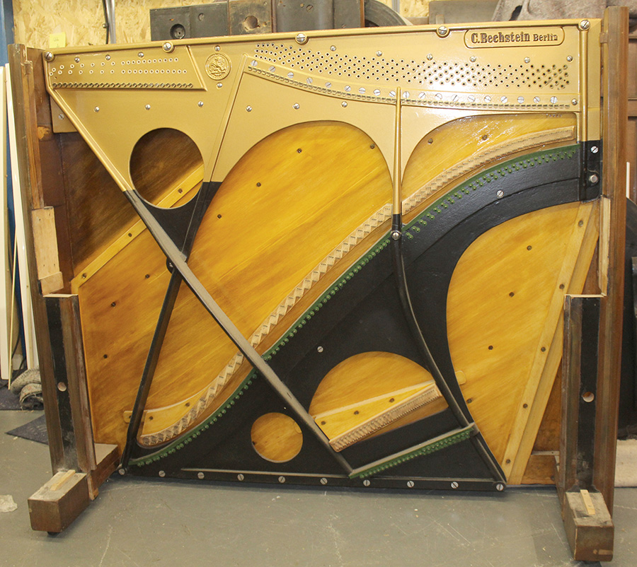 Cast Iron Frame | Abbey Piano Services